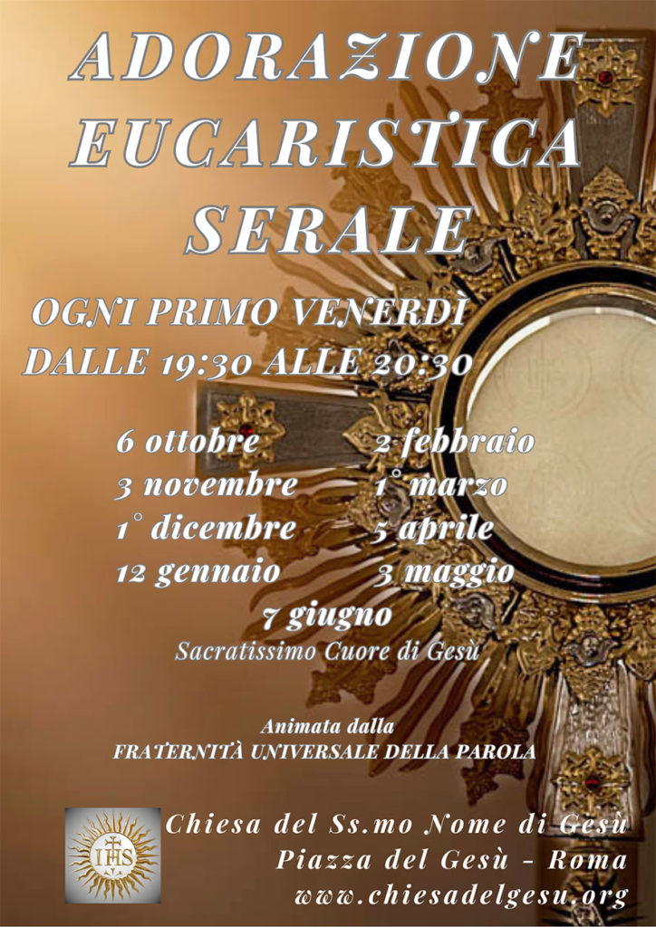 Adorazione Eucaristica - Chiesa del Santissimo Nome di Gesù all’Argentina